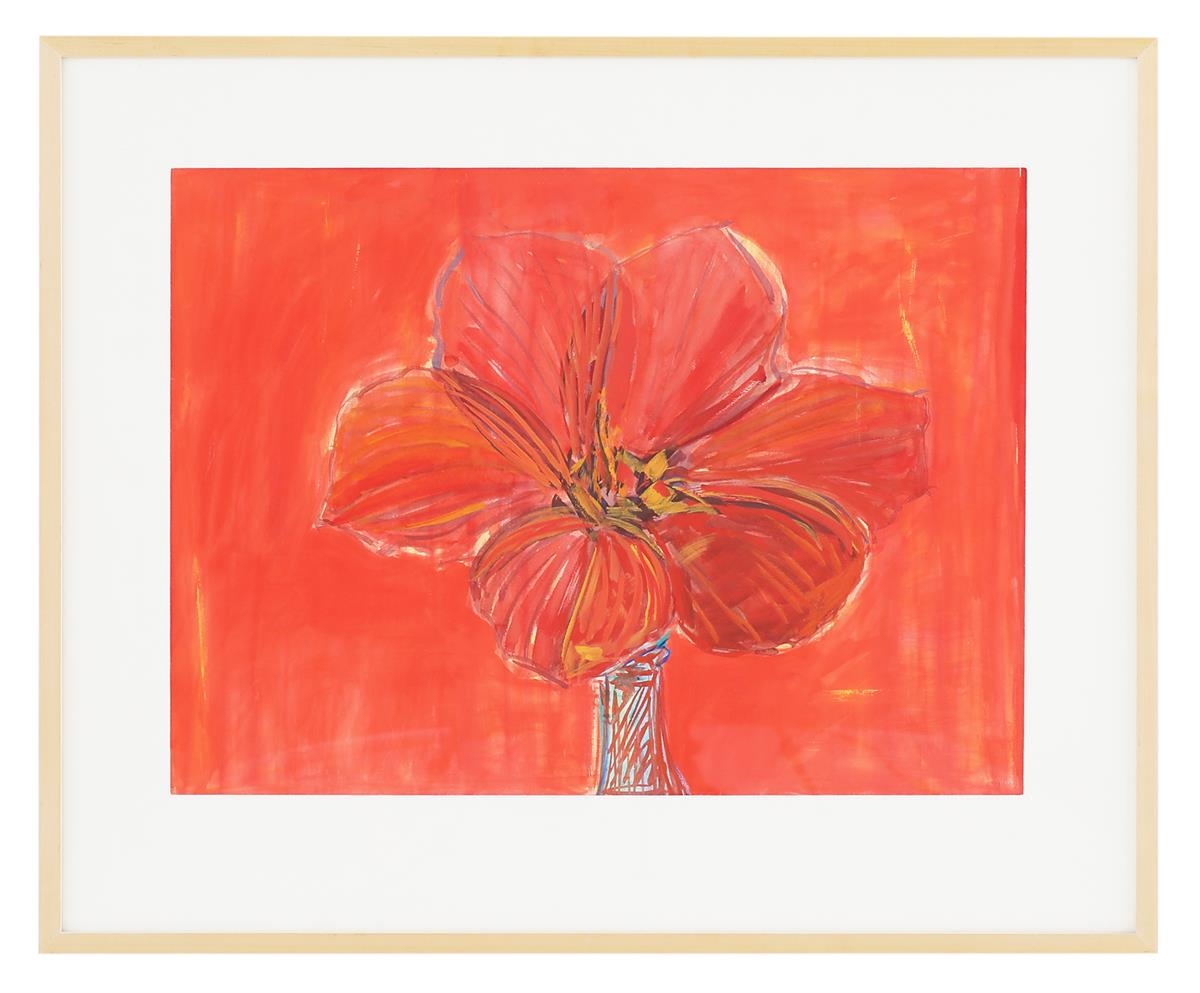 Elemore Morgan Jr. | Red Flower (2007) | MutualArt