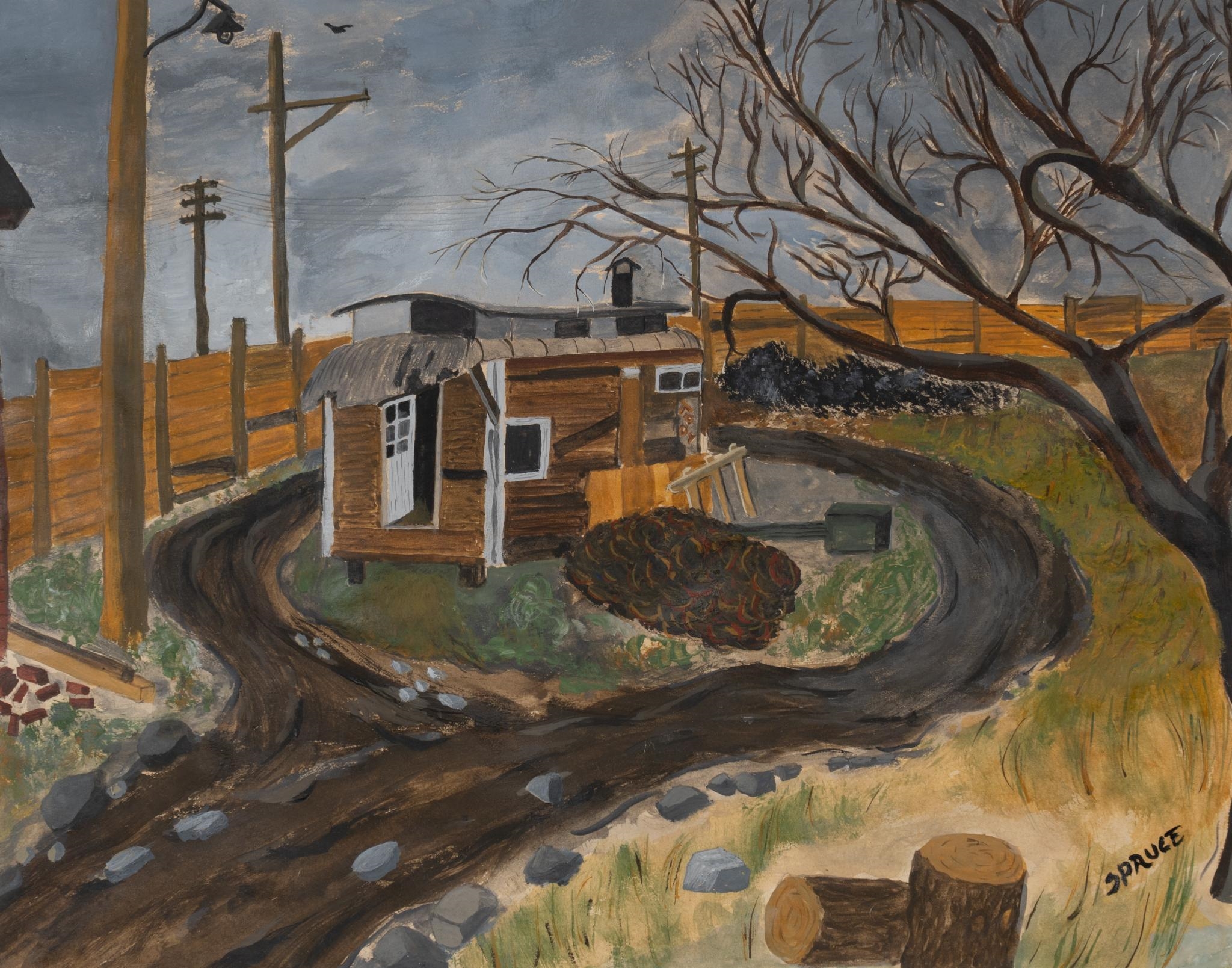 Everett Franklin Spruce | House at the End of the Road | MutualArt