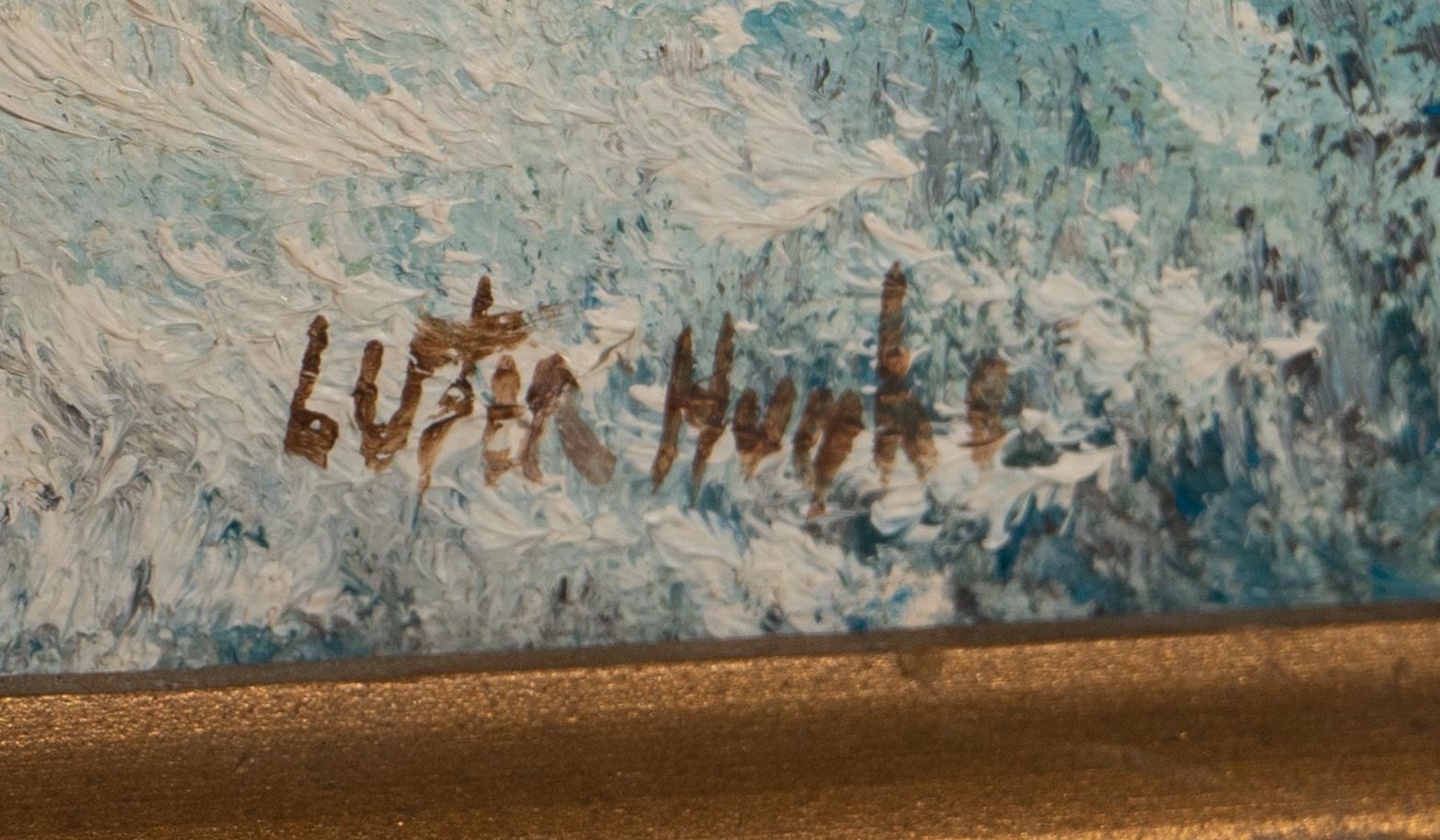 Lester Hughes | Cowboy in Snow | MutualArt