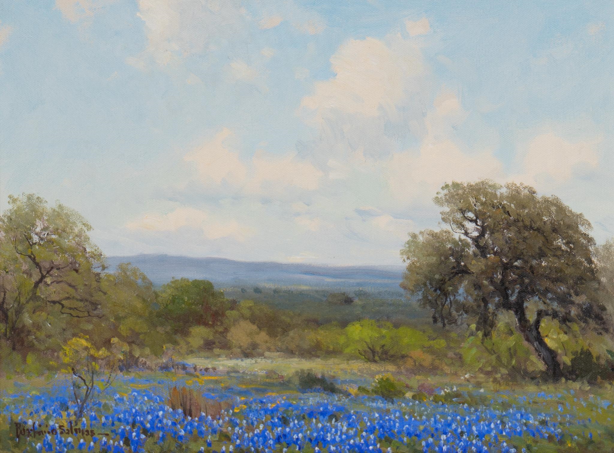 Porfirio Salinas | Bluebonnet Landscape | MutualArt