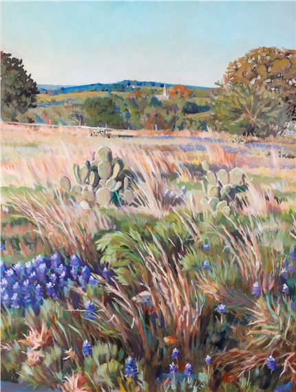 Lee Jamison | Bluebonnets at Independence Texas | MutualArt