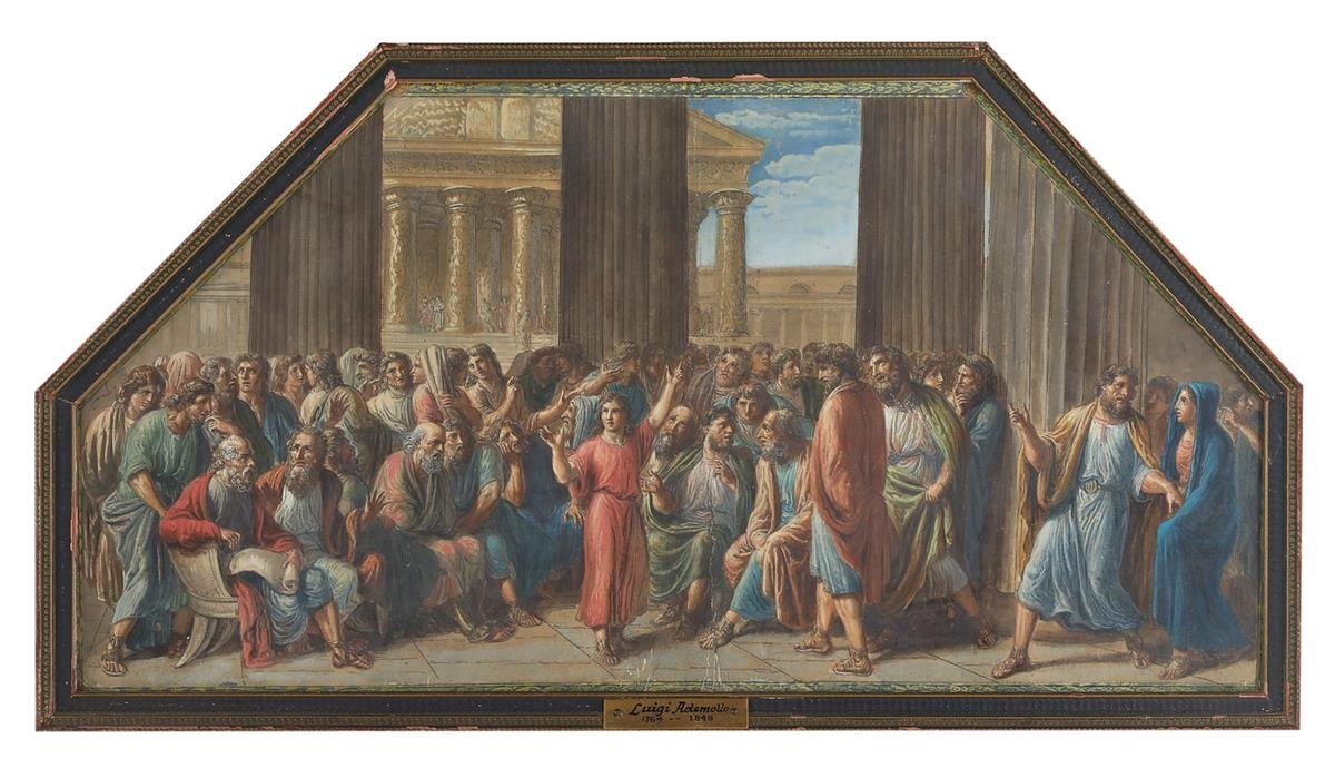 Luigi Ademollo | Presentation of Christ at the Temple and Christ ...