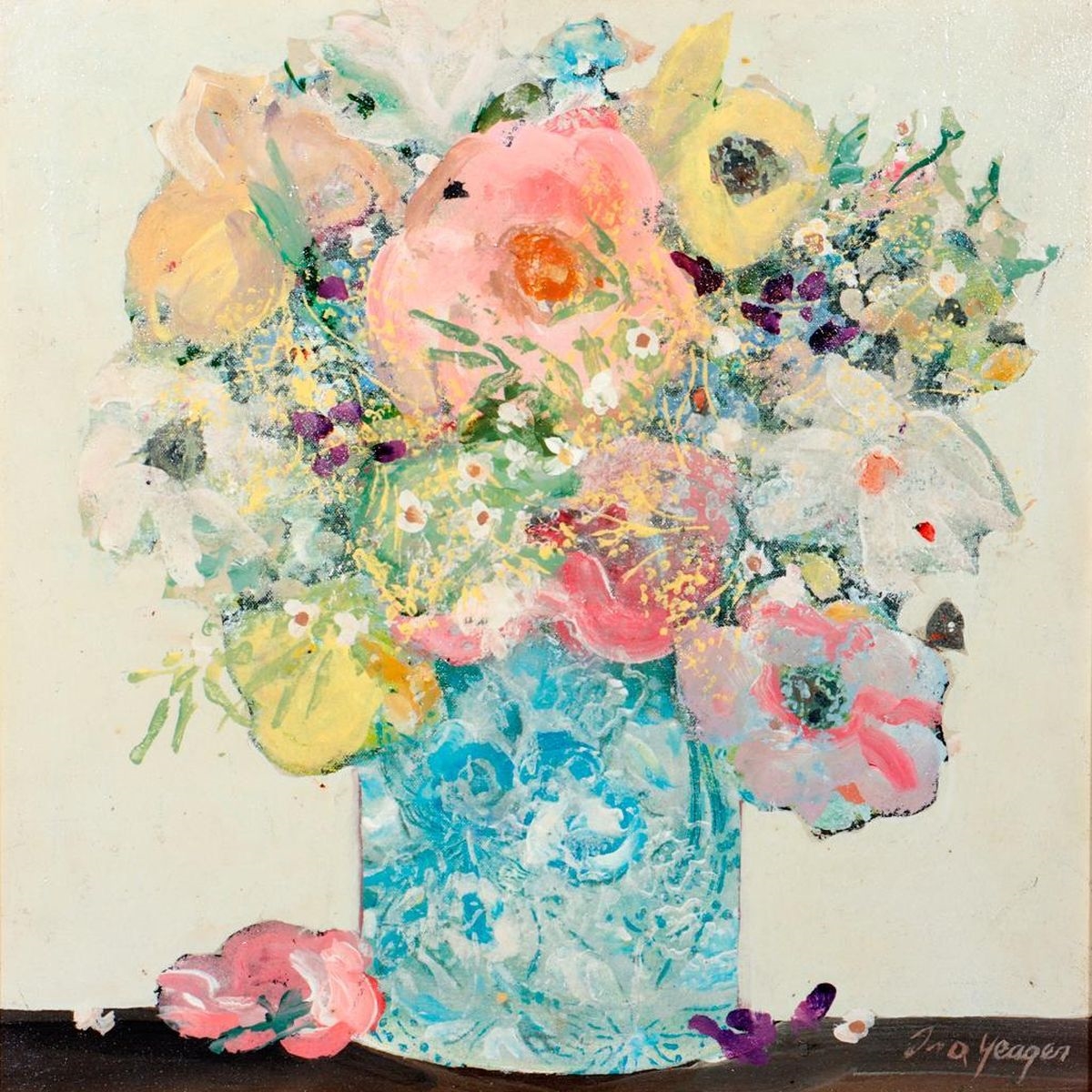 Ira Yeager | Floral (1986) | MutualArt