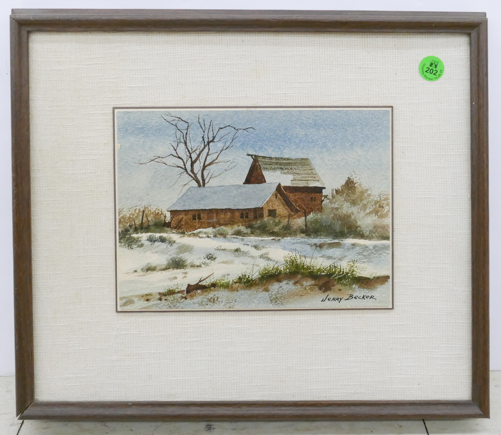 Jerry Becker | WINTER BARNS | MutualArt