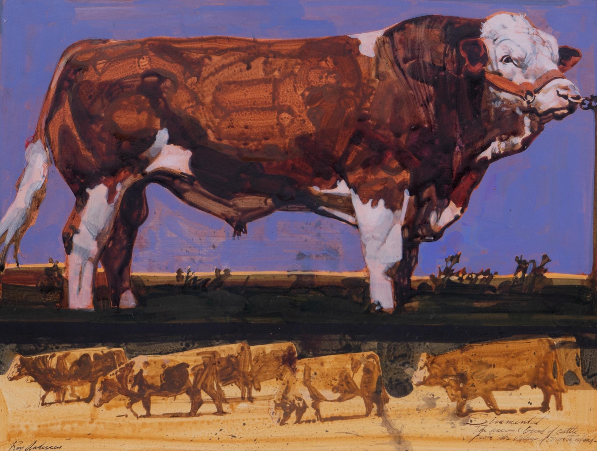 Roy Andersen | Simmental Cow | MutualArt