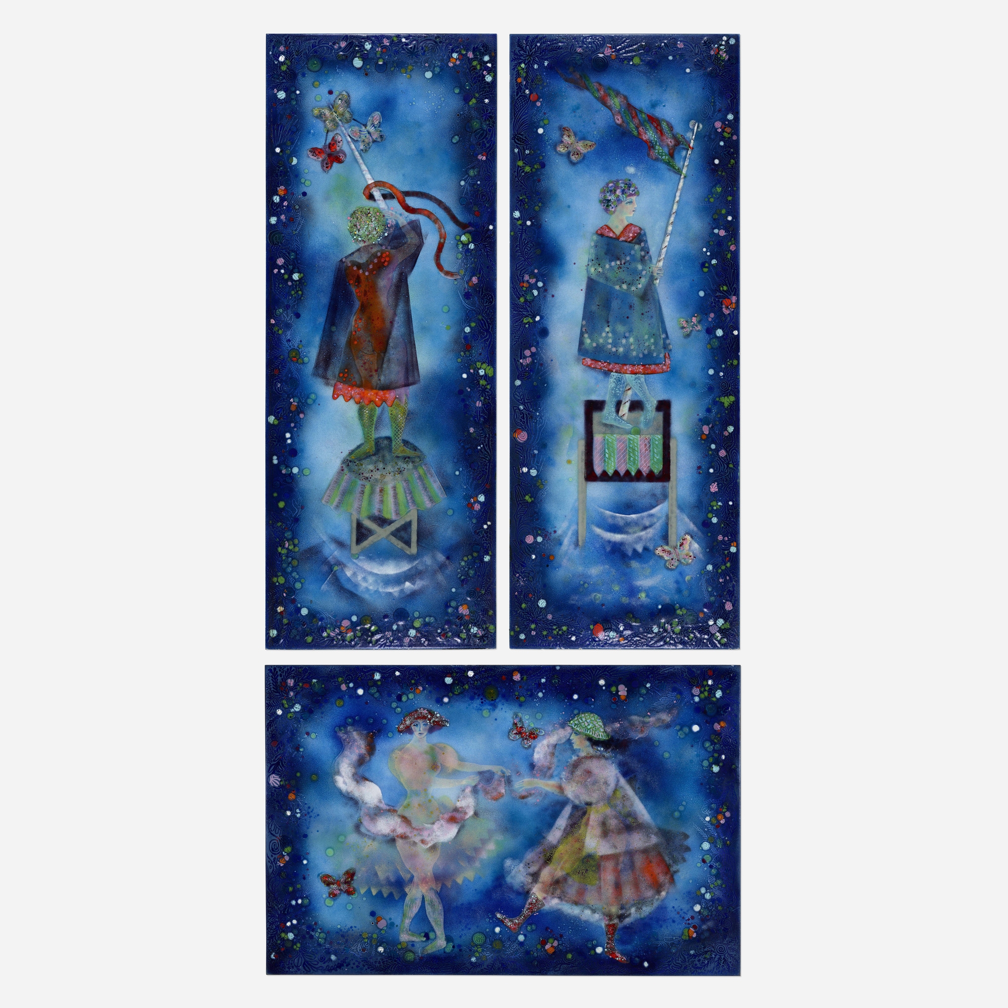 Doris Hall | Untitled Monumental Triptych | MutualArt