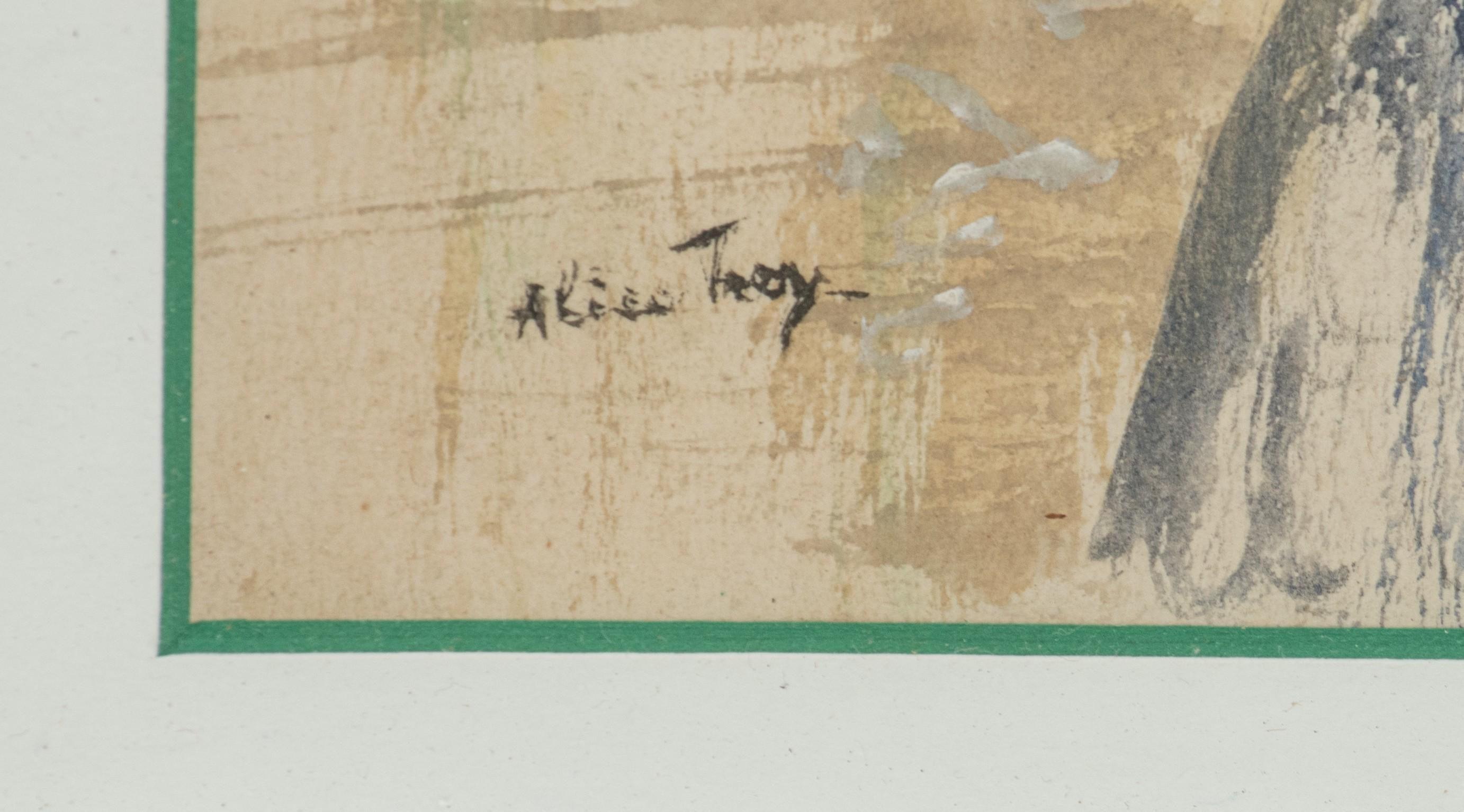 Alice Frey | portrait of a man in a garden setting | MutualArt