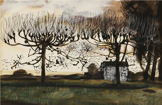 Walter Hoyle | Trees at Fyfield 1955 (1955) | MutualArt