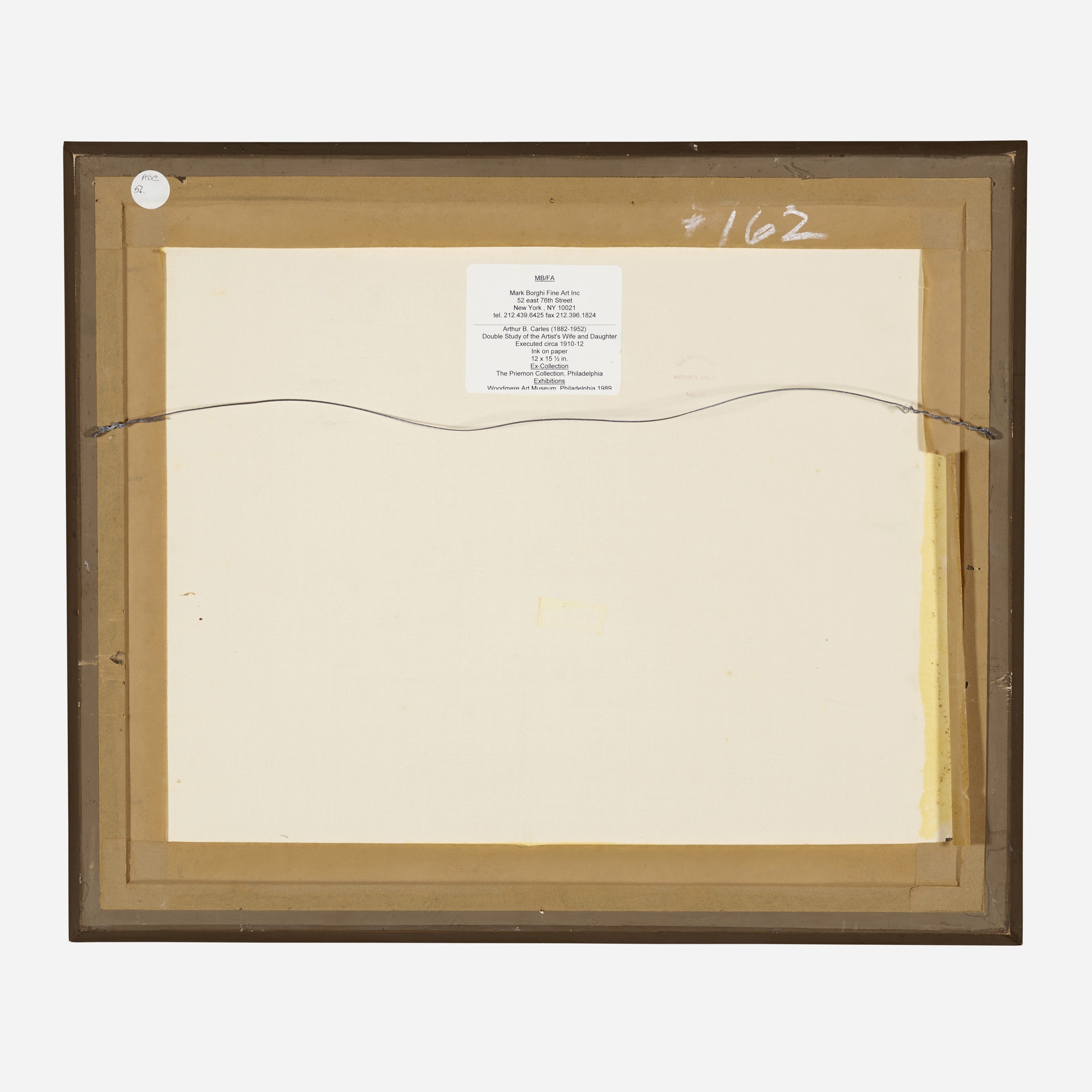 Arthur B. Carles | Double Study Artist's Wife and Daughter (1910 - 1912 ...