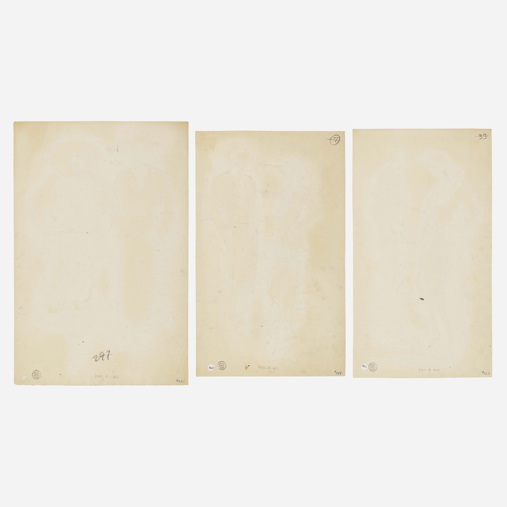 Rudolf Bauer | Three works | MutualArt