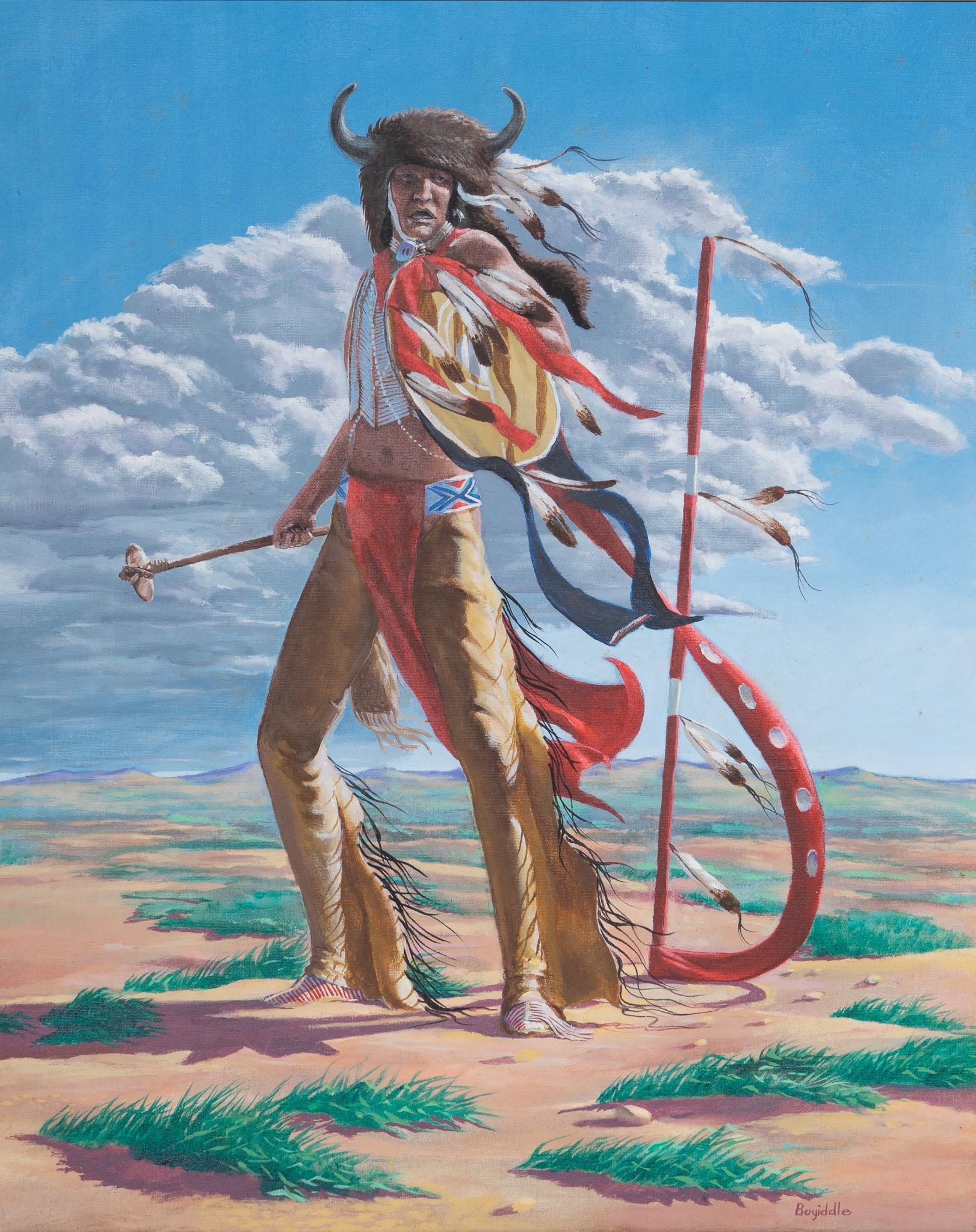 Parker Boyiddle | Kiowa Dog Soldier | MutualArt