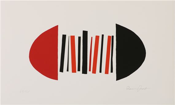 Terry Frost | Red and Black Squeeze (Kemp 213) (2001) | MutualArt