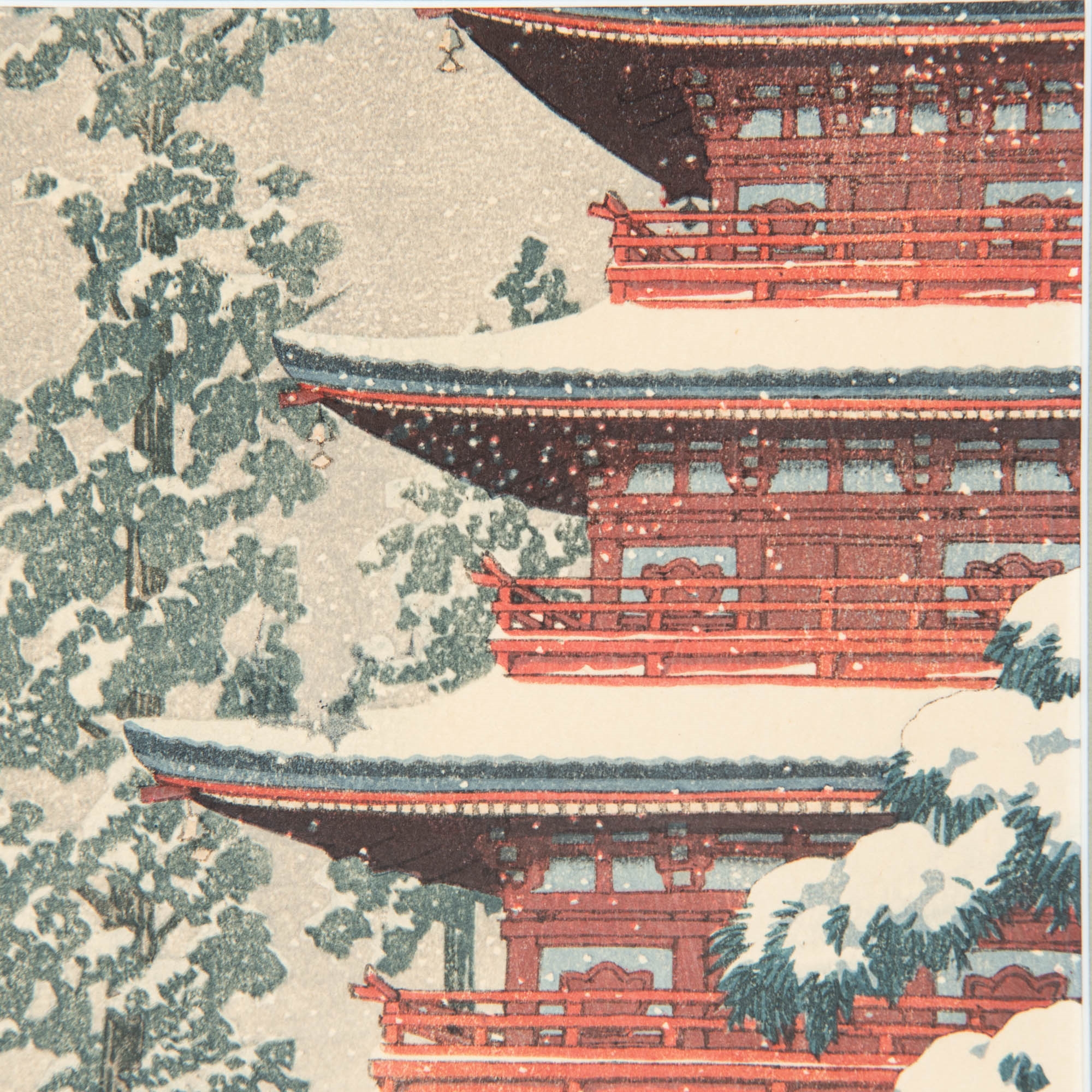 Hasui Kawase | Saishoin Temple in the Snow | MutualArt