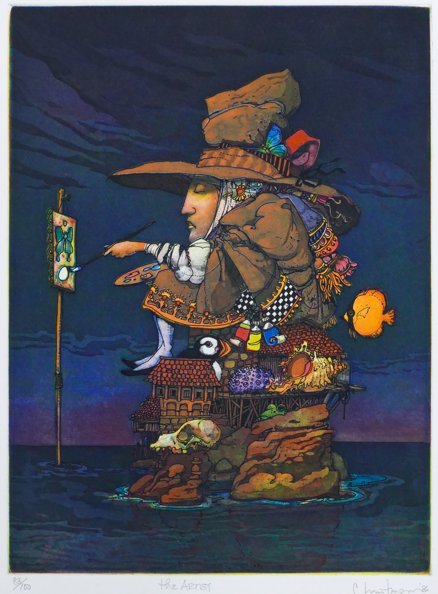 James C. Christensen | THE ARTIST (1986) | MutualArt