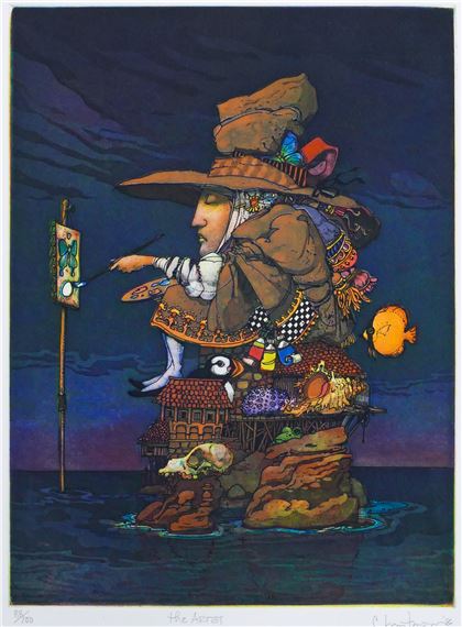 James C. Christensen | THE ARTIST (1986) | MutualArt
