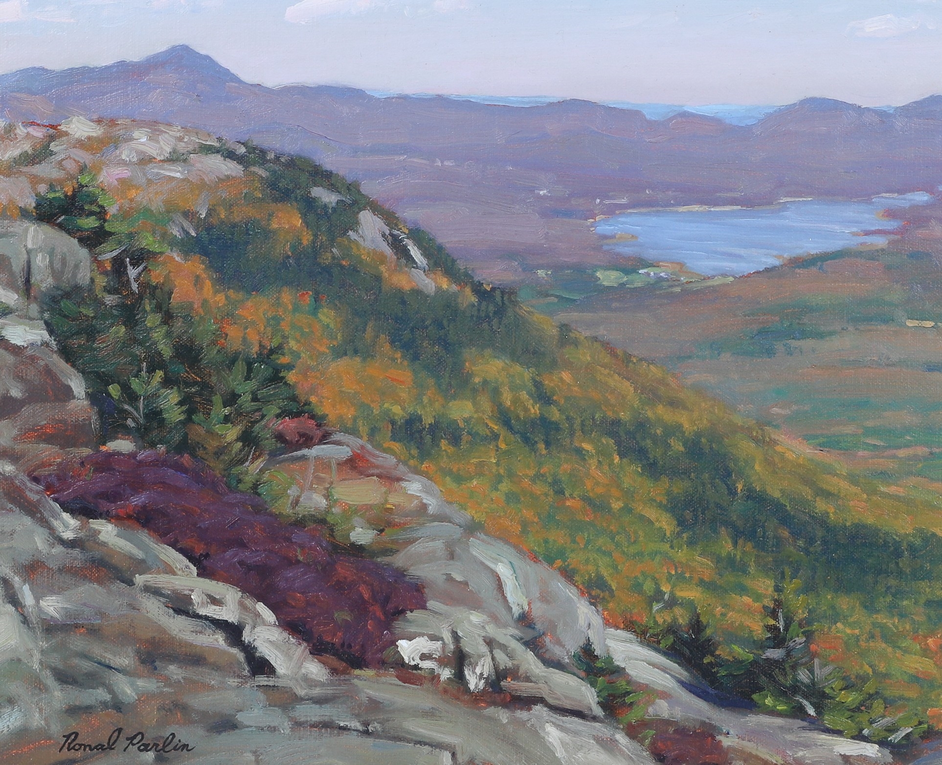 Ronal Parlin | Webb Lake from Tumbledown | MutualArt