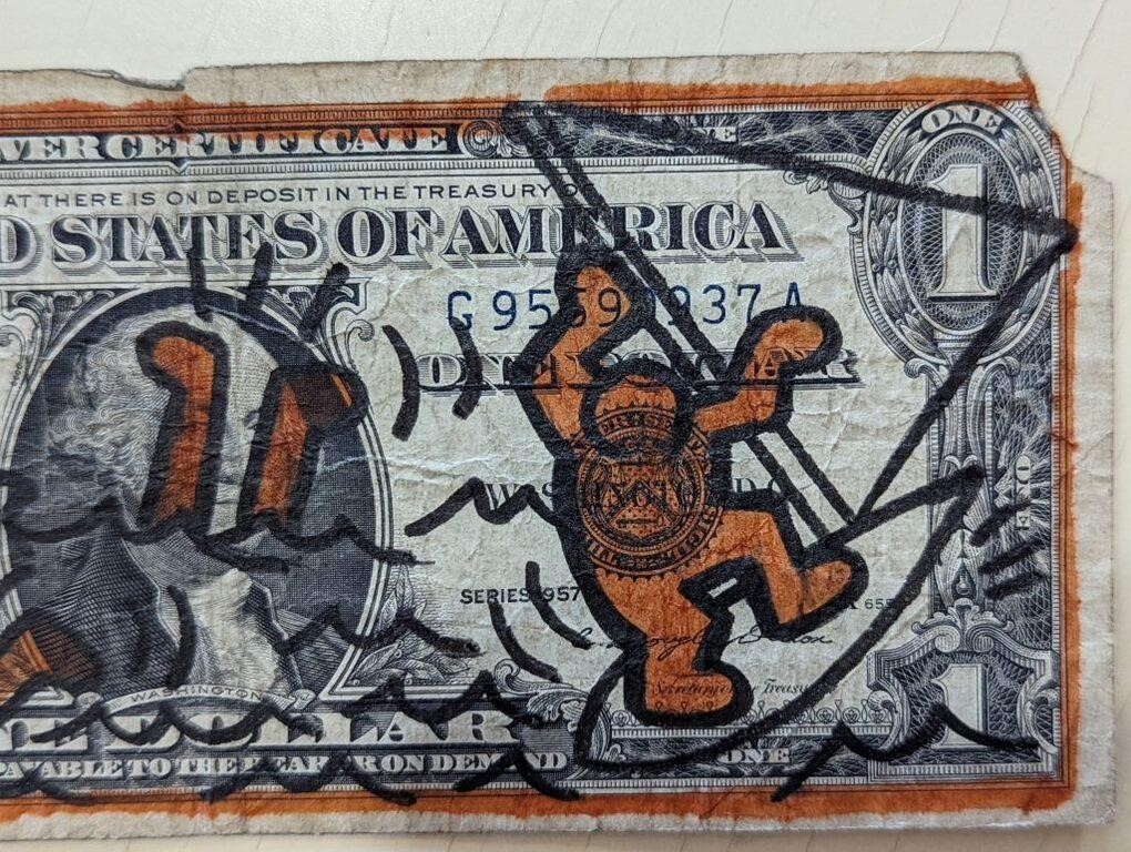 Keith Haring | Original in the Manner of Keith Haring $ | MutualArt