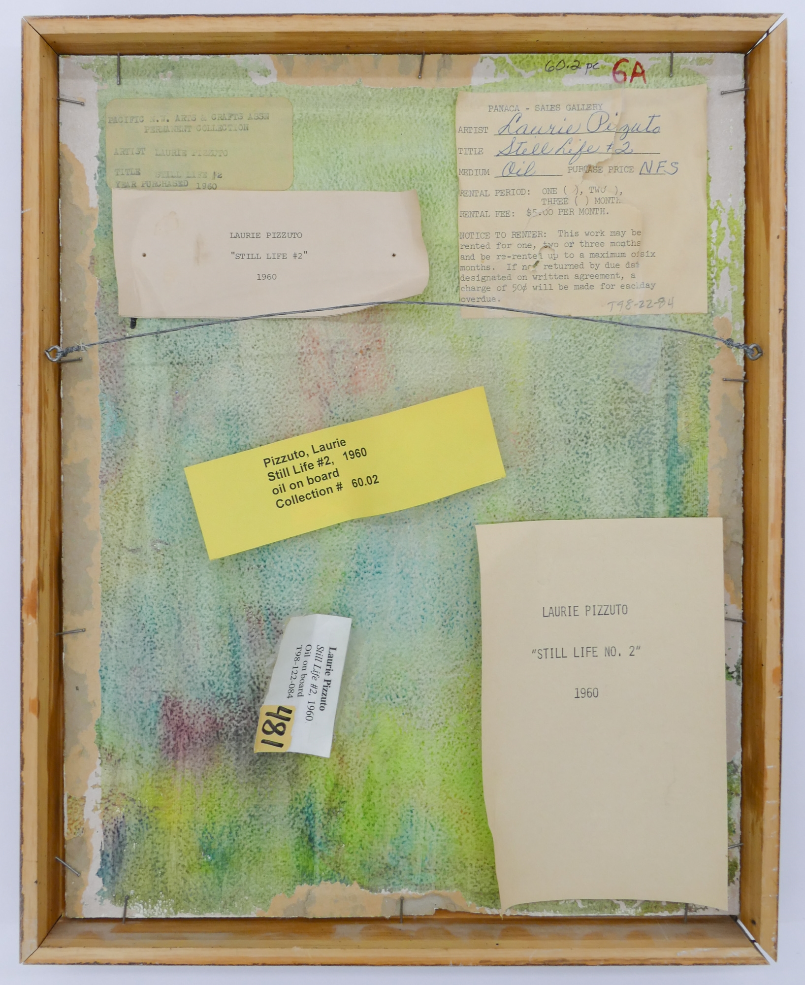 Laura Pizzuto-Velaz | STILL LIFE NO.2 (1960) | MutualArt