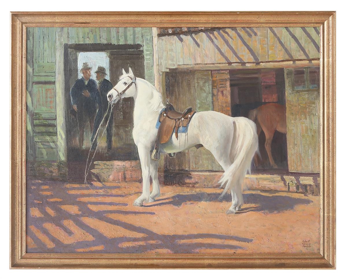 Robert Wesley Amick | The White Stallion | MutualArt