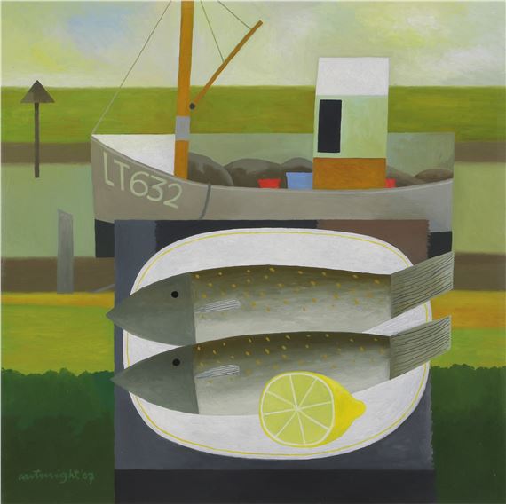 Reg Cartwright | Estuary still life with fishes (2007) | MutualArt