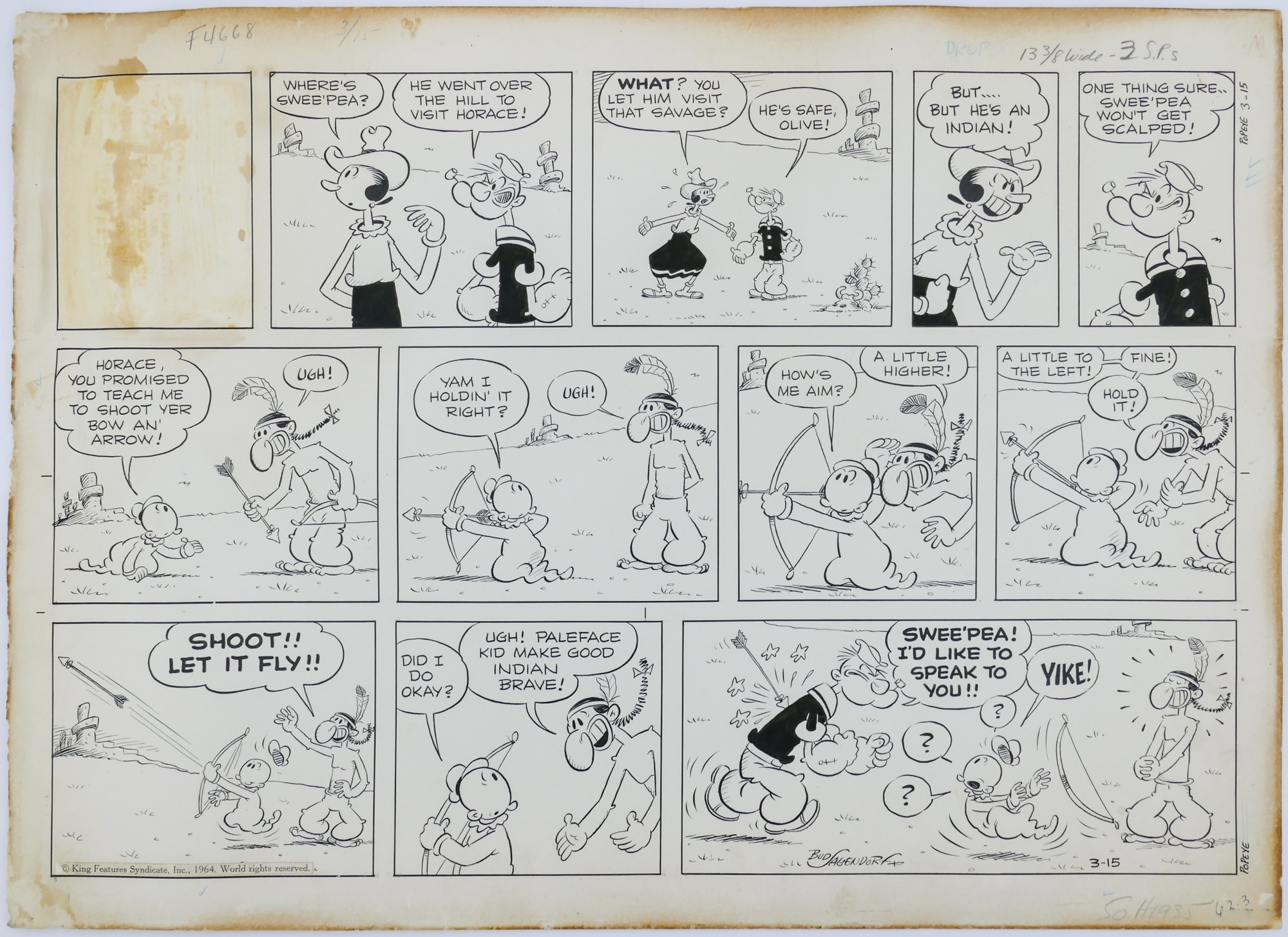 Bud Sagendorf | POPEYE (1964) | MutualArt