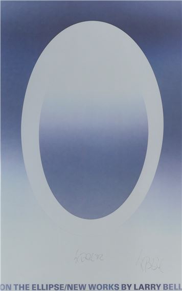 Larry Bell | Exhibition Poster (1982) | MutualArt