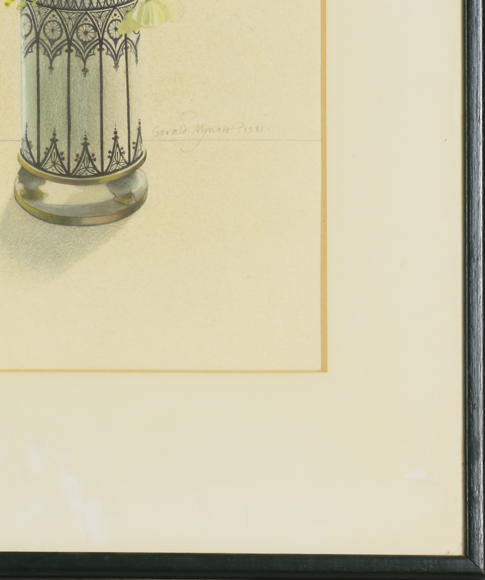 Gerald Mynott | Still life with Ingres Valpinçon Bather (1981) | MutualArt