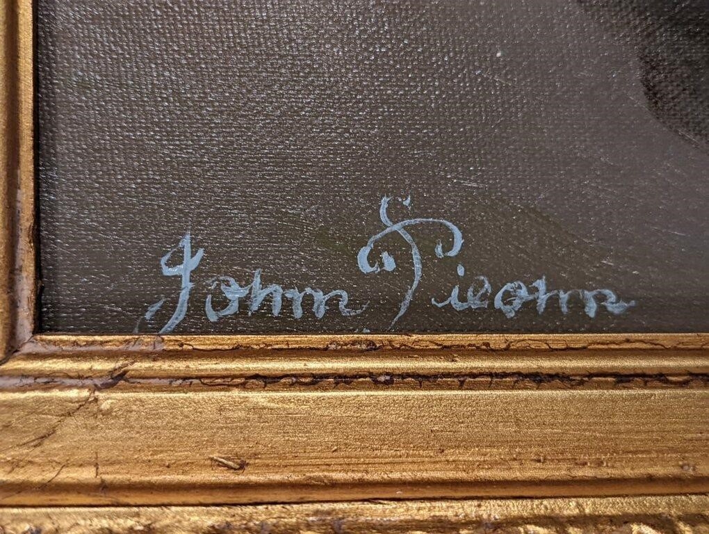 John Pieron | John Pieron Original Mary & Jesus Canvas | MutualArt