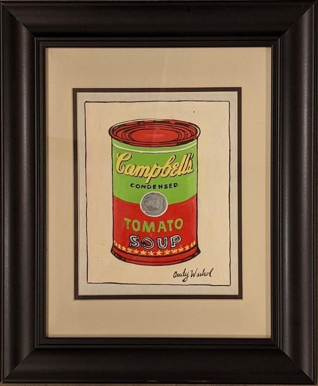Andy Warhol | Original in Manner of Andy Warhol Campbells Soup | MutualArt