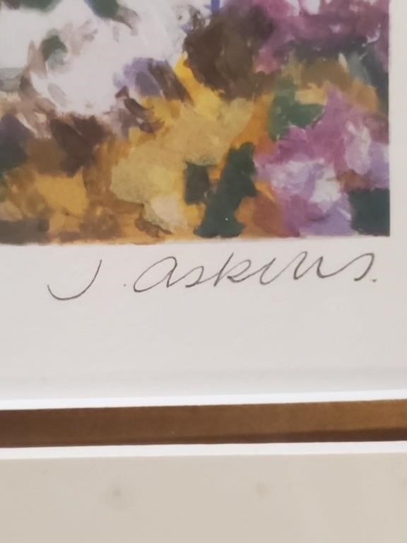 Julian Askins | Julian Askins Spanish Steps Hand Signed | MutualArt