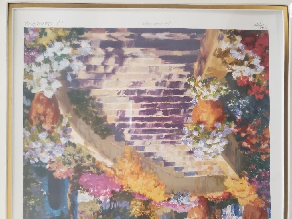 Julian Askins | Julian Askins Spanish Steps Hand Signed | MutualArt