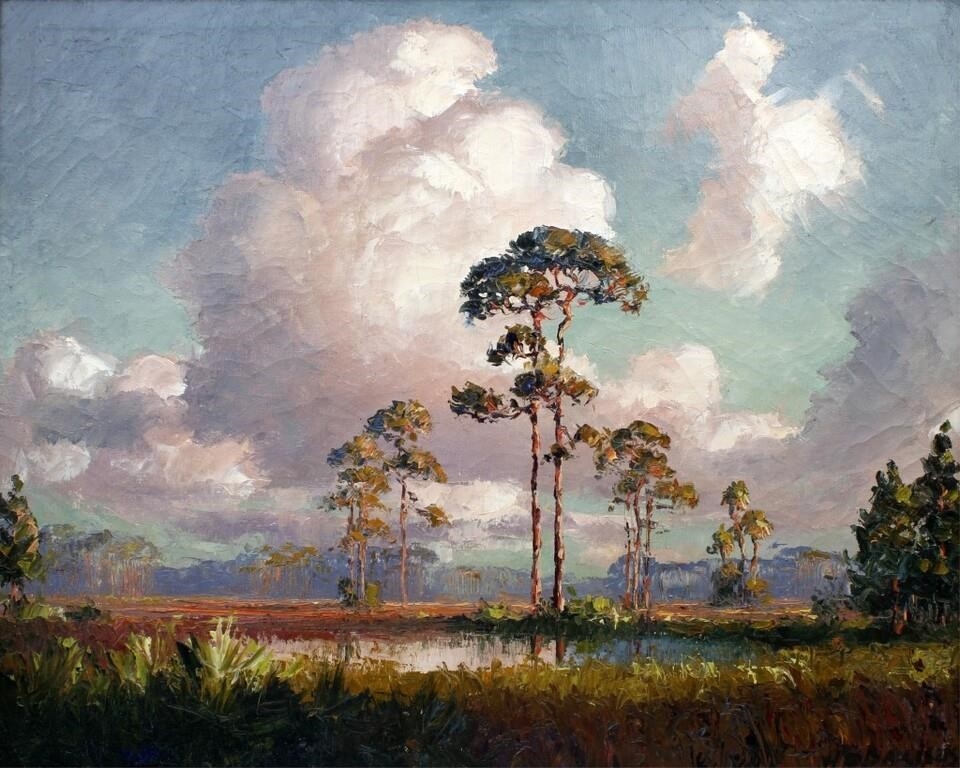 Albert Ernest Backus | BILLOWING CLOUDS | MutualArt