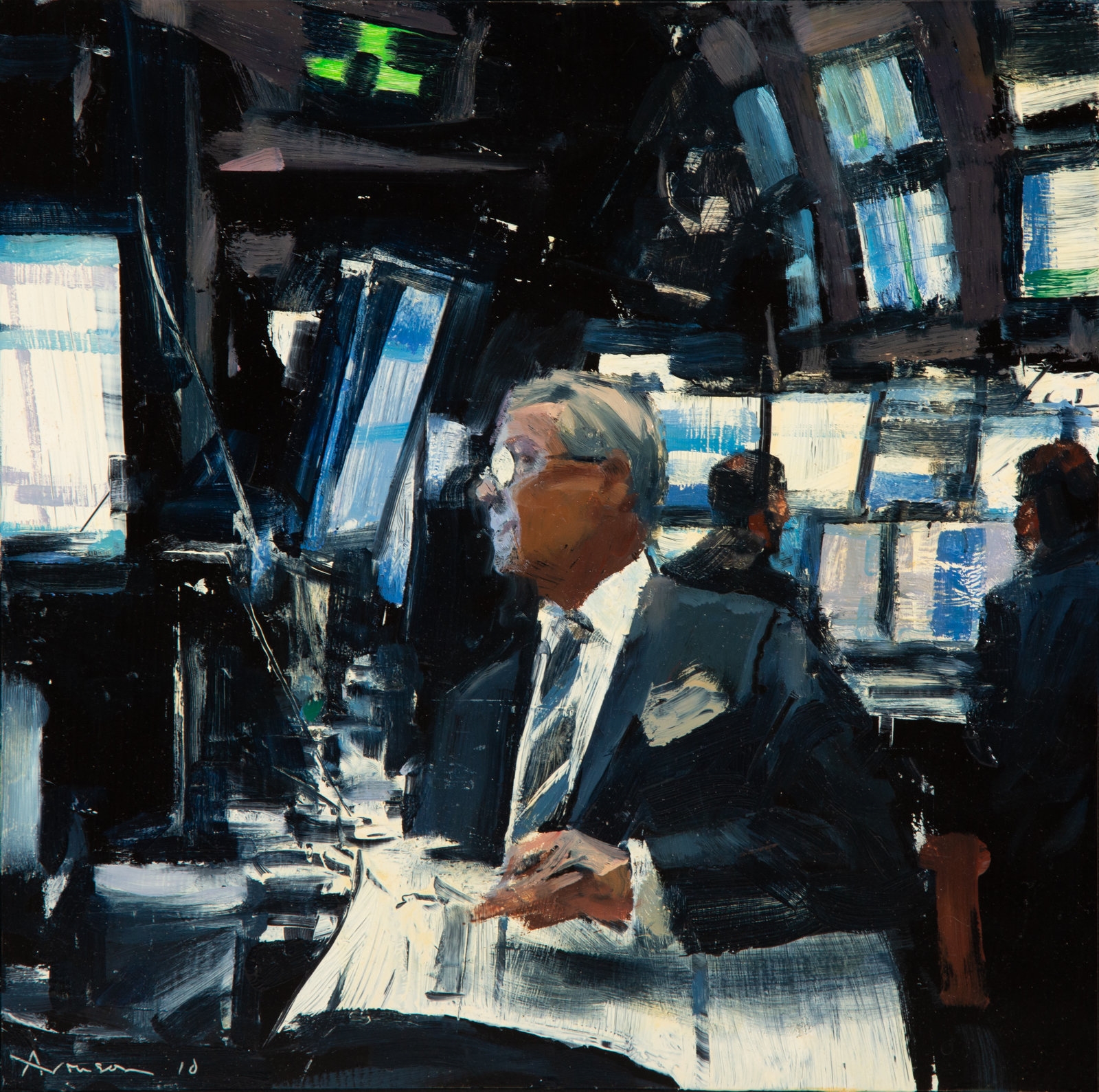 Ben Aronson | Selling on the News (2010) | MutualArt