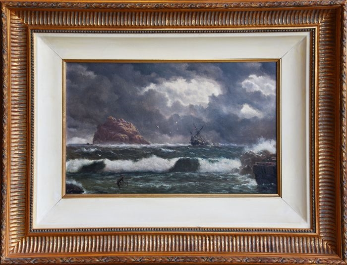 Haughton Forrest | Sailing Vessel Off the Coast | MutualArt