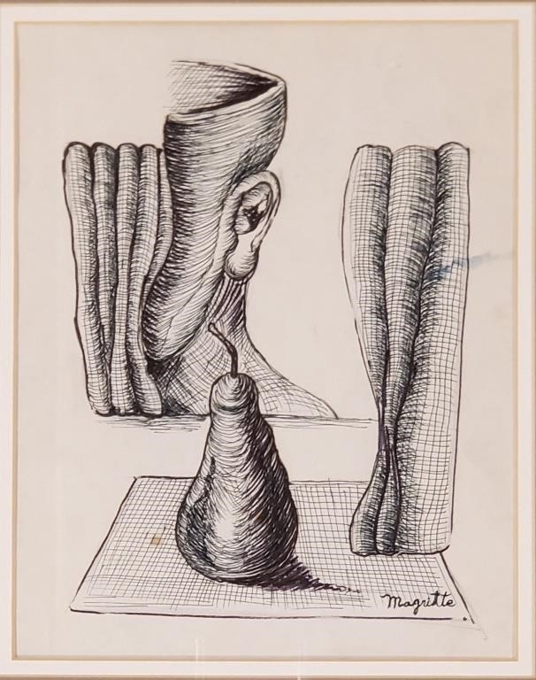 Unknown | Original in the Manner of Rene Magritte | MutualArt