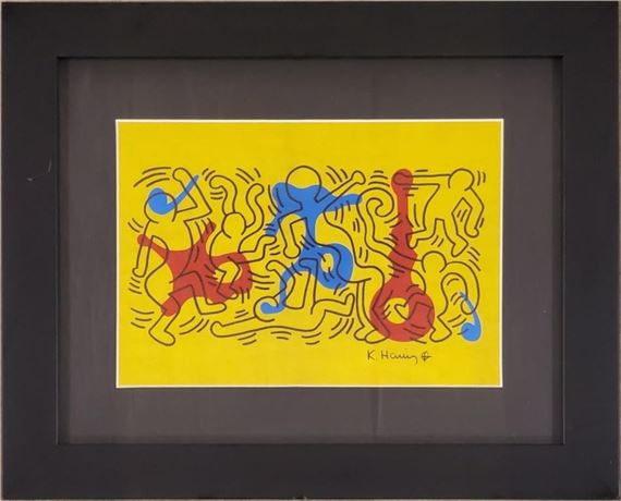 American Artist | Original in the Manner of Keith Haring (1982 - 1989 ...