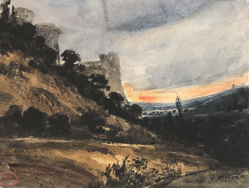 Paul Huët | Couey near Folembray. (1803) | MutualArt