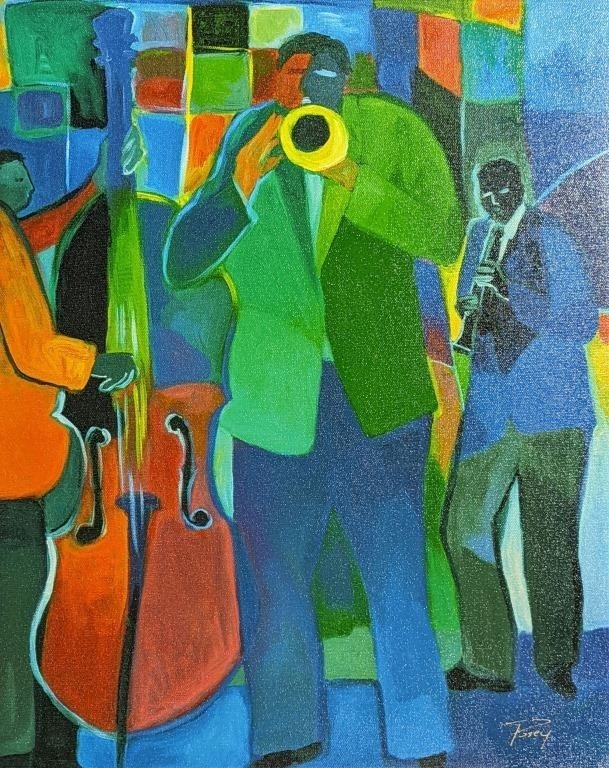 Marvin Chico Posey, Jr. | Marvin Chico Posey Original Trio 20 x 16 ...