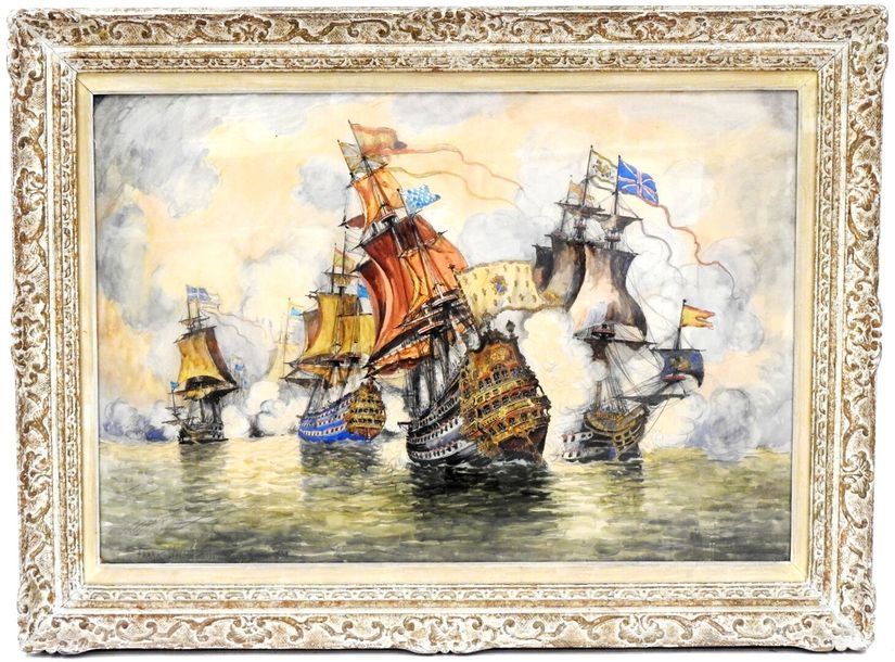 Frank Will | Louis XIV ships. (1900) | MutualArt