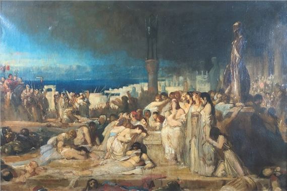 Tony Robert-Fleury | The last day of Corinth. (1837) | MutualArt