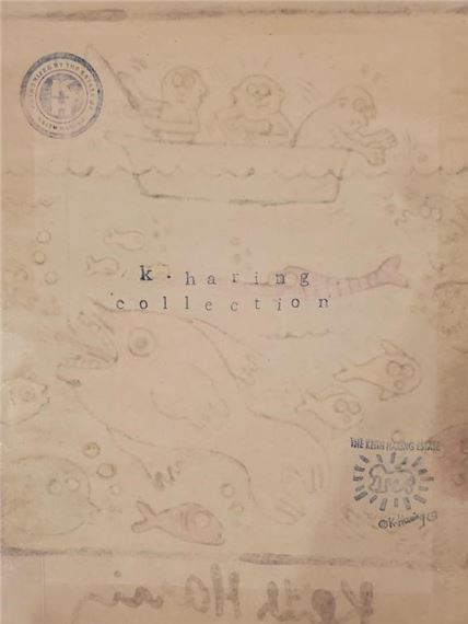 American Artist | Original in the Manner of Keith Haring Fish (1982 ...