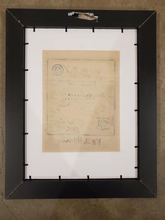 American Artist | Original in the Manner of Keith Haring Fish (1982 ...