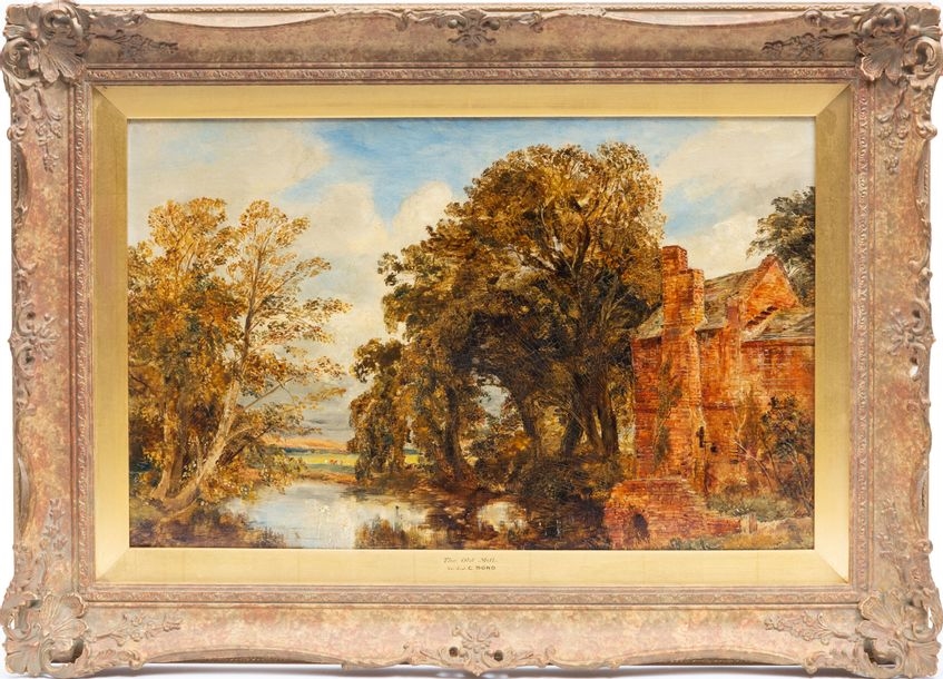 William Joseph Julius Caesar Bond | Paysage au ruisseau près d'une ...
