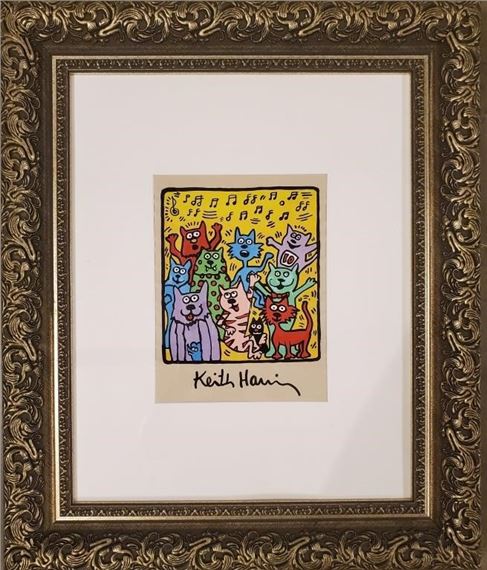 American Artist | Original in the Manner of Keith Haring Critters (1982 ...