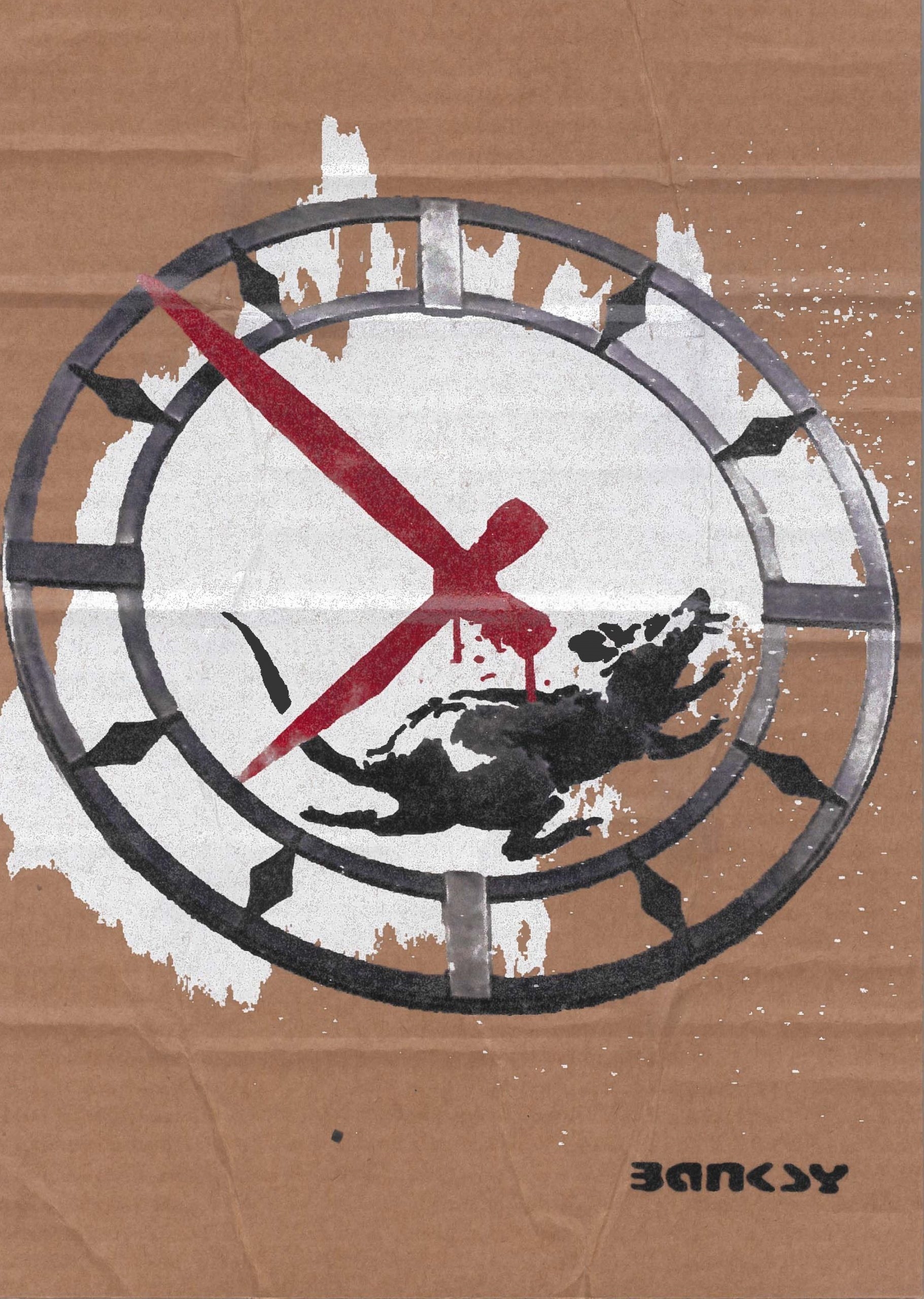 Banksy | clock rat | MutualArt