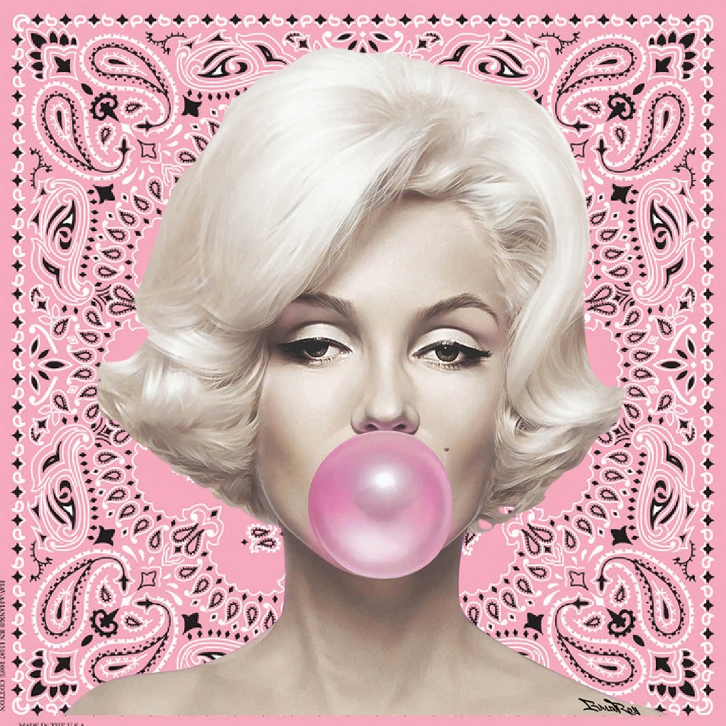 Brain Roy | Marilyn Monroe Pink Bandanas | MutualArt