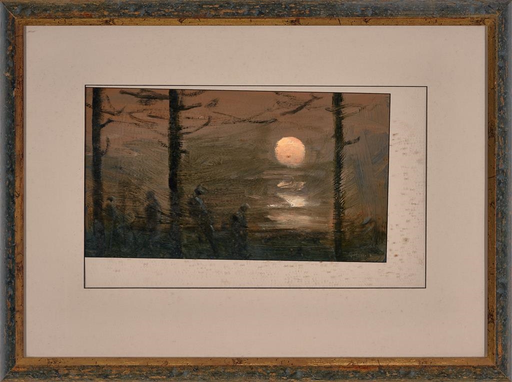 Glen Preece | Figures Dancing under the Moonlight | MutualArt