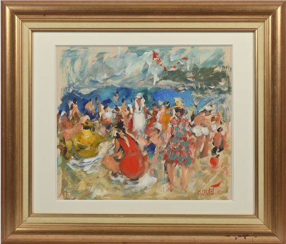 Michel Calvet | SUR LA PLAGE | MutualArt