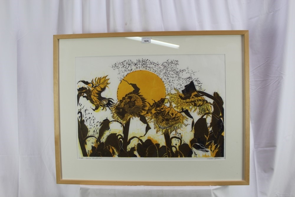 Olwen Jones | Sun and Sunflowers | MutualArt