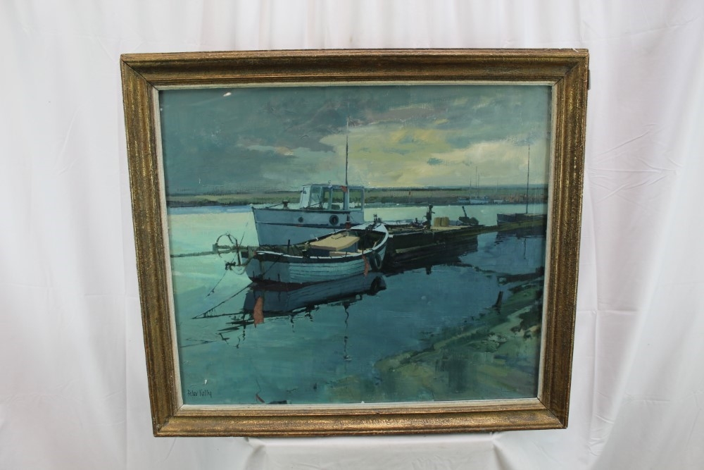 Peter Kelly | Moored Boats, Walberswick | MutualArt